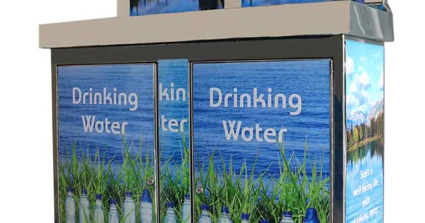 Four Tap Drinking Water Cooler With Water Filter (No Electricity Needed)