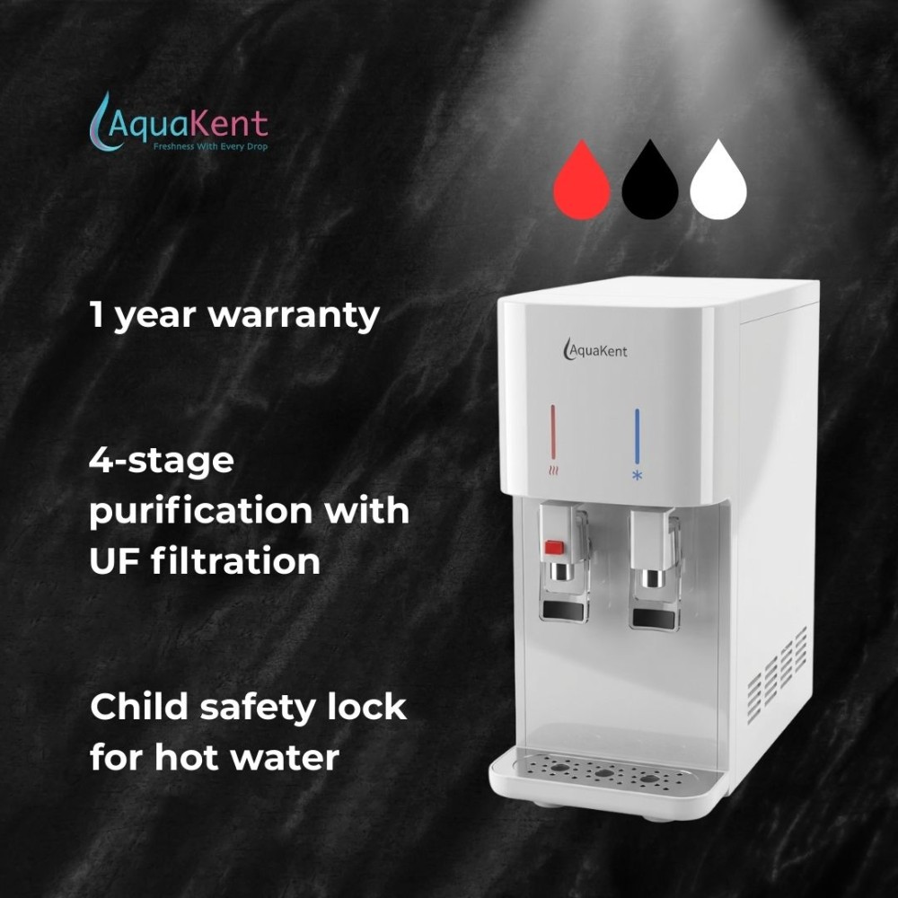 Aqua Kent Hot & Cold Water Dispenser | Direct Piped-In UF Filter Malaysia