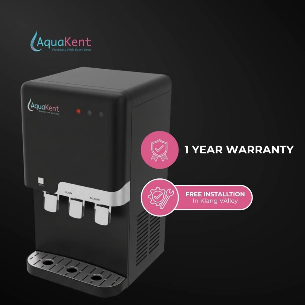 3 Tap Hydrogen & Alkaline Aqua Kent Emerald Water Dispenser (Hot, Cold ...