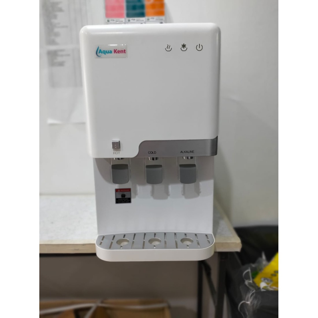 3 Tap Hydrogen & Alkaline Aqua Kent Emerald Water Dispenser (Hot, Cold ...